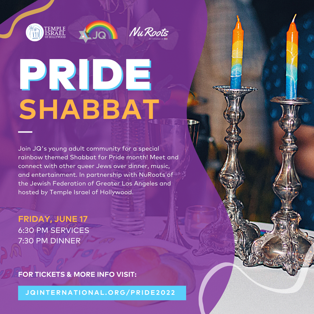 Pride Shabbat For Young Adults JQ International